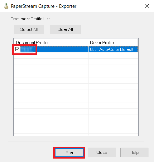 How Should I Export Import The Scanning Profiles Of Paperstream Capture