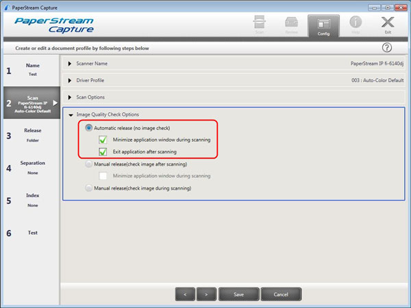 How to configure the scanner to start scanning just by pressing the ...